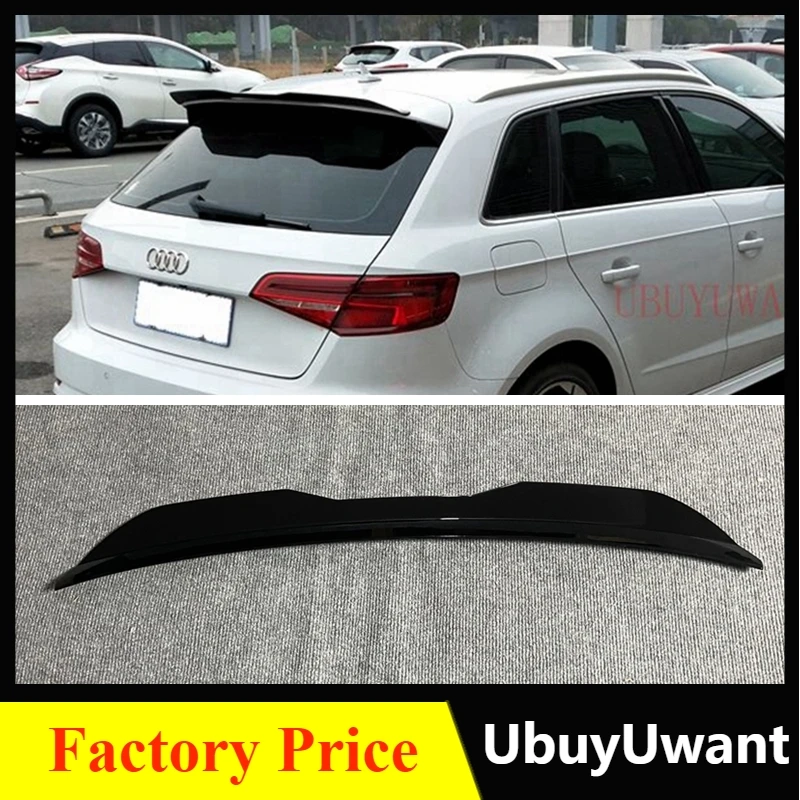 UBUYUWANT-Fake-Carbon-Fiber-Rear-Roof-Lip-Spoiler-For-Audi-A3-2014-2015 ...