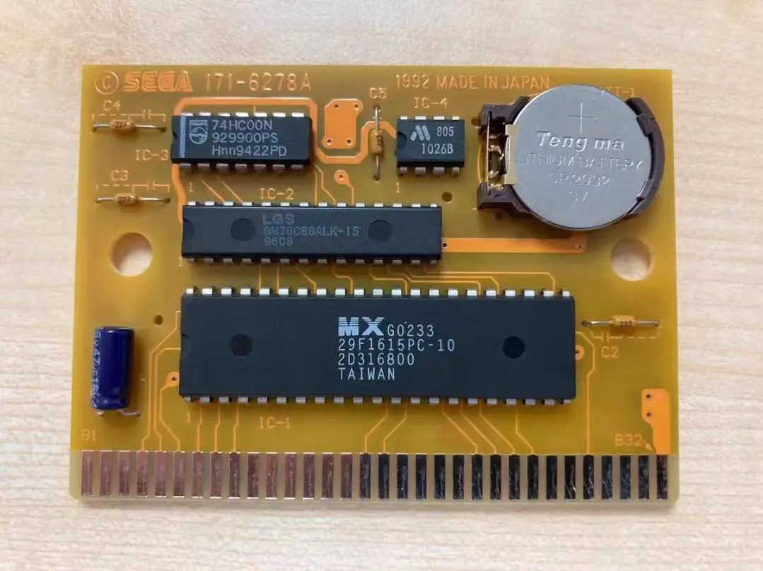 Re-engraving-The-Original-MD-Cassette-Game-Card-For-Mega-Drive-Genesis ...
