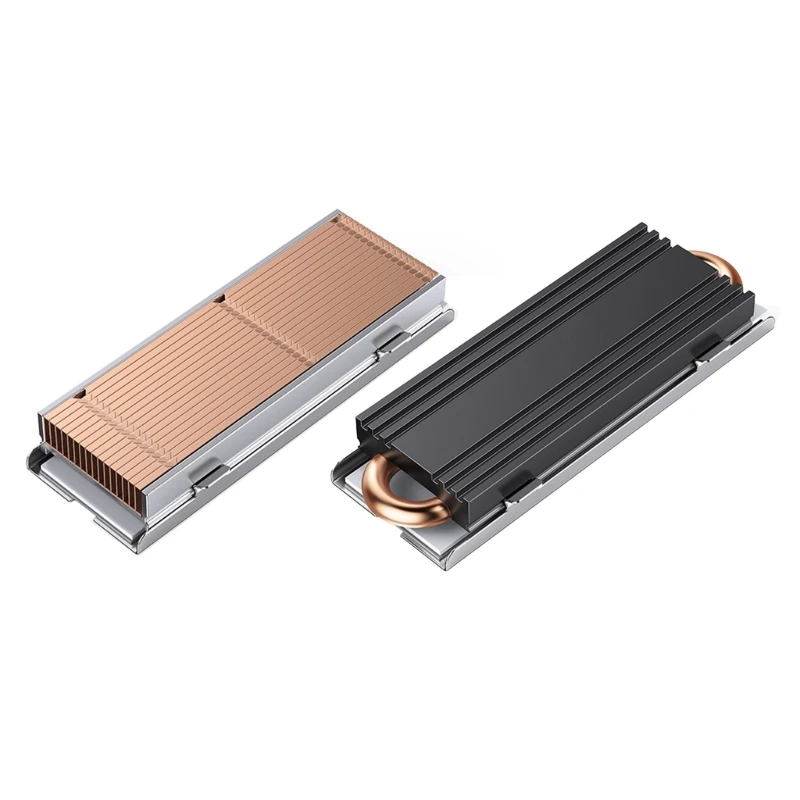 M2 All Copper Heat Sink M2 Solid-state Disk Heatsink Heat Pipe Ssd ...