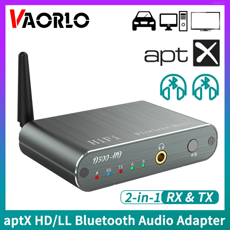 aptX-HD-LL-Bluetooth-Audio-Transmitter-Receiver-3-5MM-AUX-Type-C-Multi ...