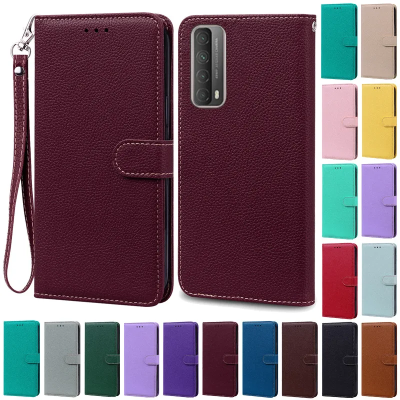For-Huawei-P-Smart-2021-Case-PPA-LX1-PPA-LX2-Flip-Leather-Wallet-Phone ...