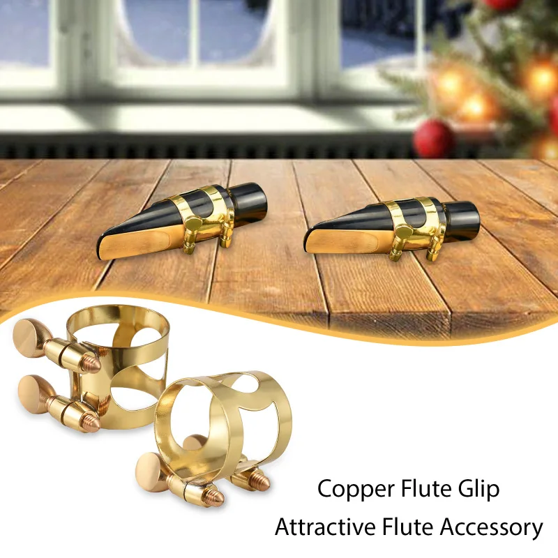 Tenor/Alto/High Pitch Sax Ligature Brass Ligature Fastener Adjustable ...