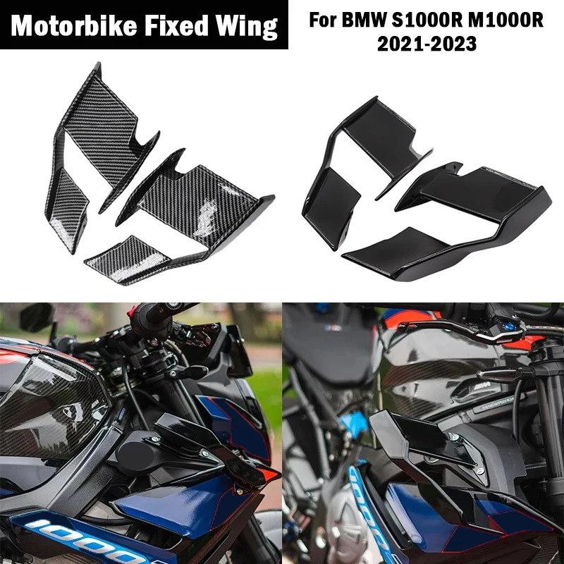 Motorcycle-Front-Fairing-Winglets-Side-Winglet-Aerodynamic-Wing-Kit ...