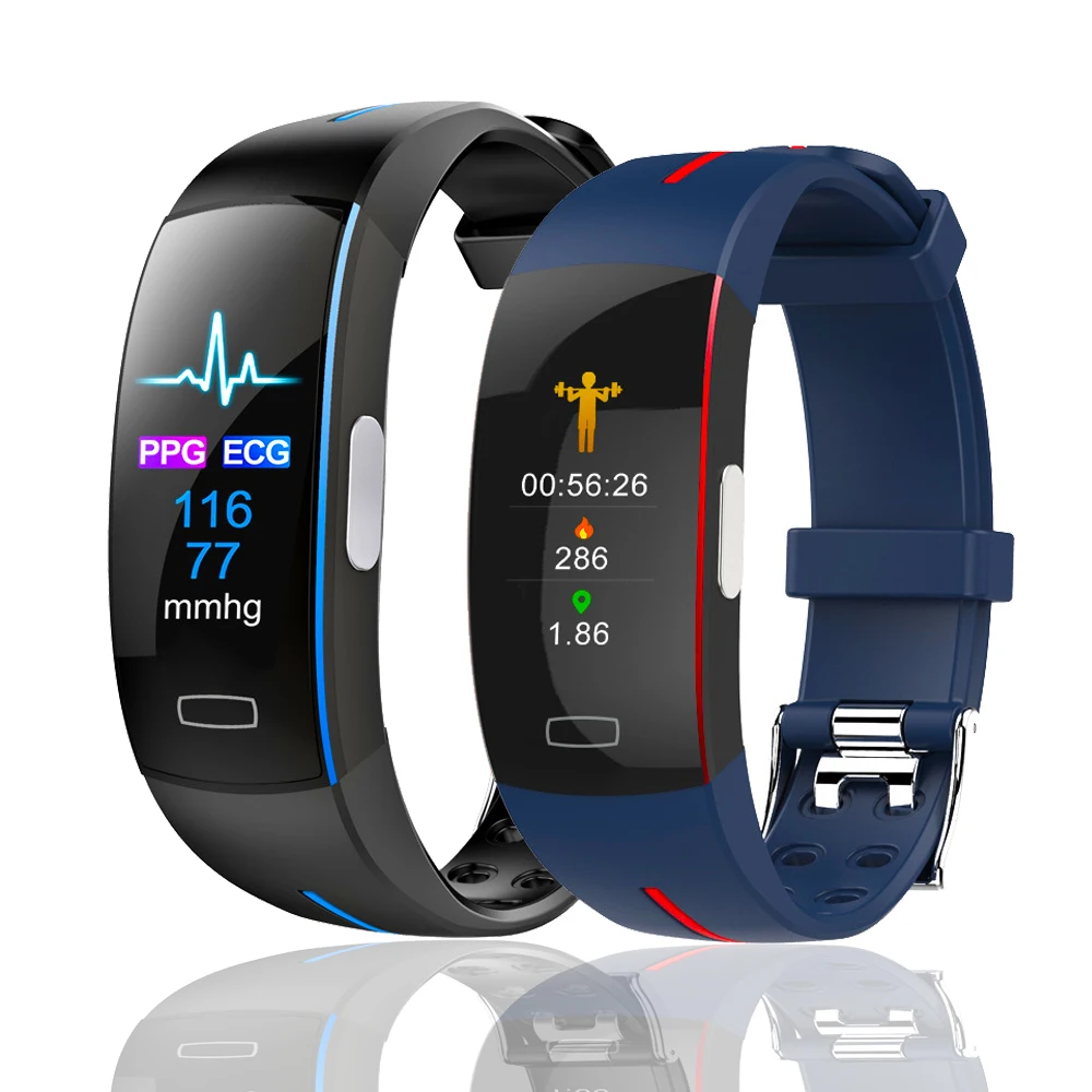 2022new Smart Band Support Ecg+ppg Blood Pressure Heart Rate Monitoring ...