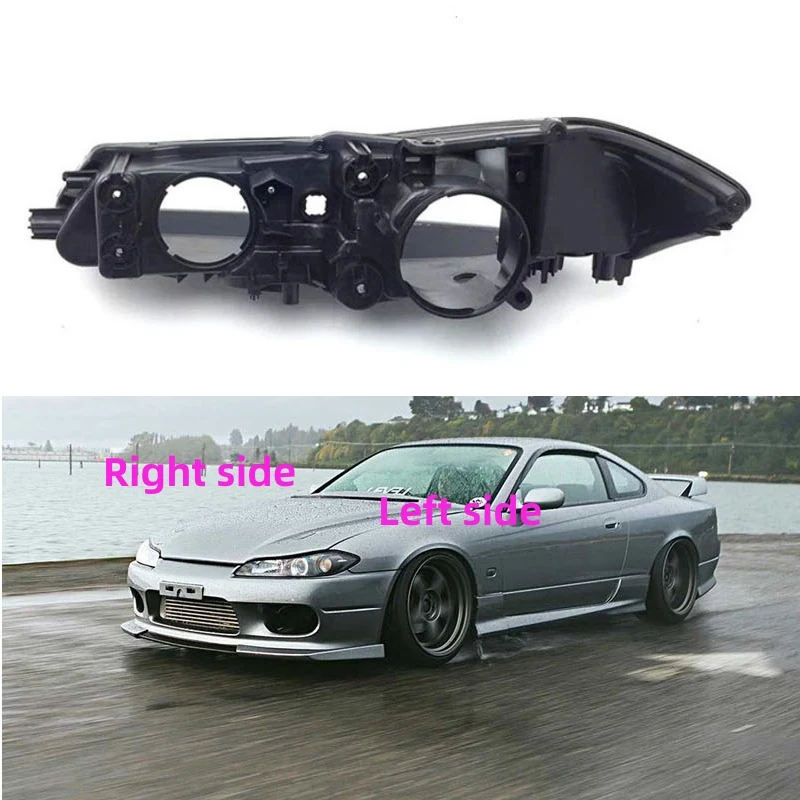 For-NISSAN-Silvia-S15-1999-2000-Headlight-Base-Headlamp-House-Car-Rear ...