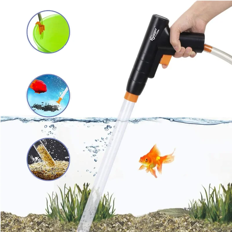 Aquário cascalho Cleaner Kit, Troca De Água Rápida com Botão De Ar ...