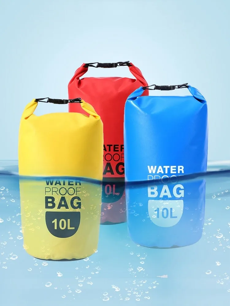 Waterproof Dry Bag 10L 500D PVC Outdoor Beach Swimming Storage Sack ...