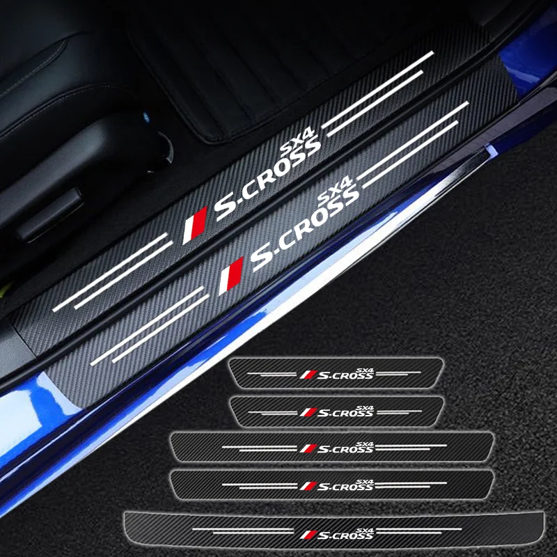 Car-Door-Threshold-Scuff-Plate-Door-Sill-For-Suzuki-Scross-SX4-S-CROSS ...
