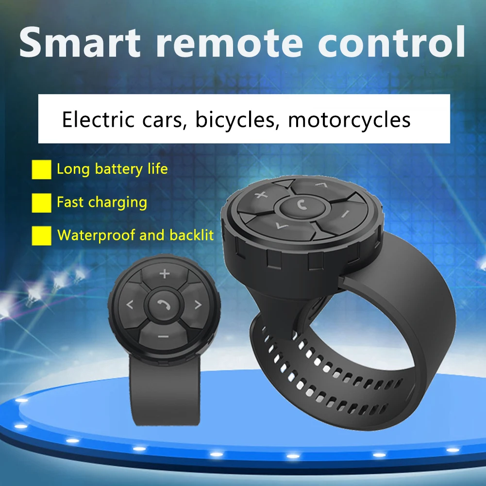 Wireless-Bluetooth-5-3-5-0-Motorcycle-Bike-Remote-Button-Helmet ...
