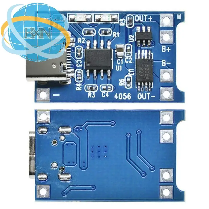 TP4056-5V-1A-Type-c-USB-18650-Lithium-Battery-Charging-Board-Charger ...