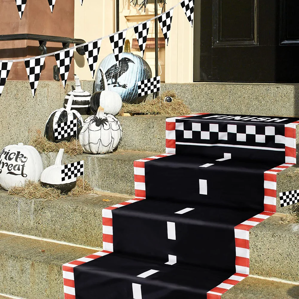 Race-Car-Road-Birthday-Decor-Racing-Racetrack-Floor-Running-Mat-Drag ...
