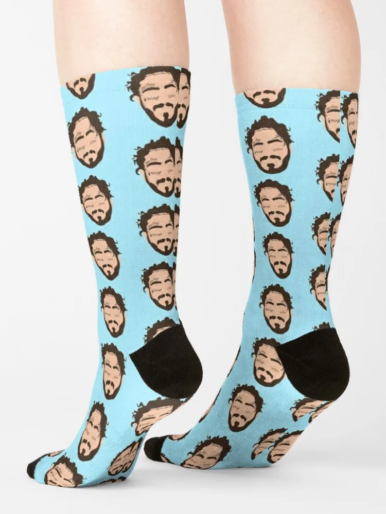 post Malone head icon graphic tattoos Socks Socks Winter - buy at the ...