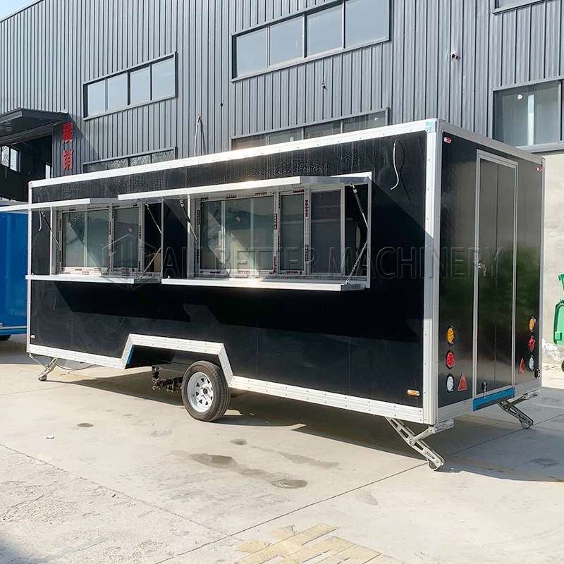 17ft-Fast-Food-Van-Trucks-Mobile-Kitchen-Fast-Food-Dining-Car-Street ...