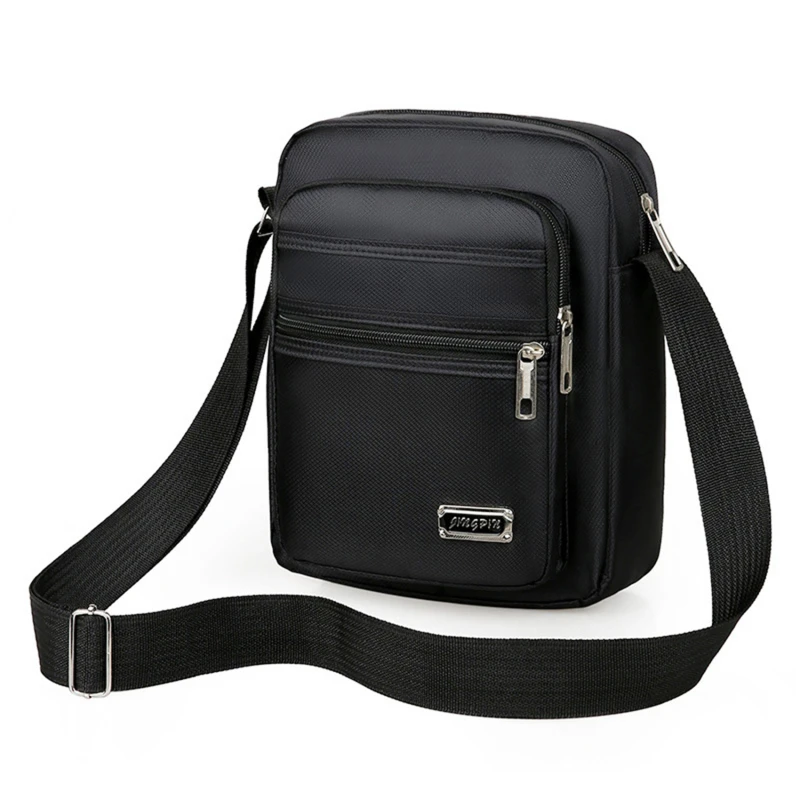 Man Classic Messenger Bag Men's Multifunction Shoulder Sling Pack Nylon ...