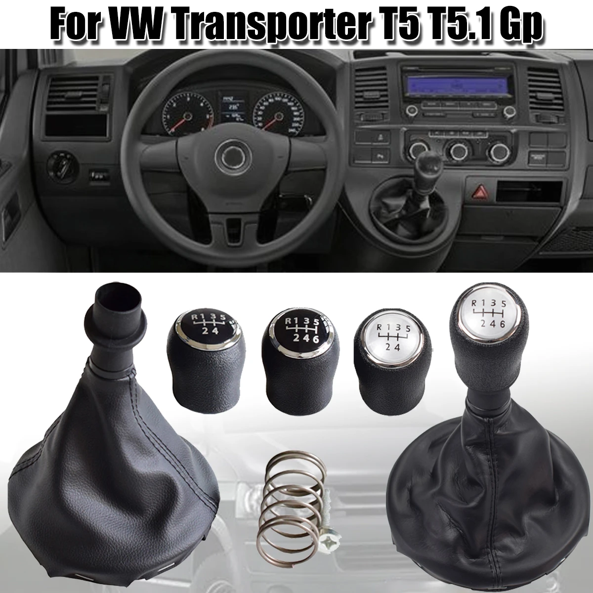 For Vw Volkswagen Transporter T5 T5.1 T6 Gp 2003-2011 Gear Stick Shift ...