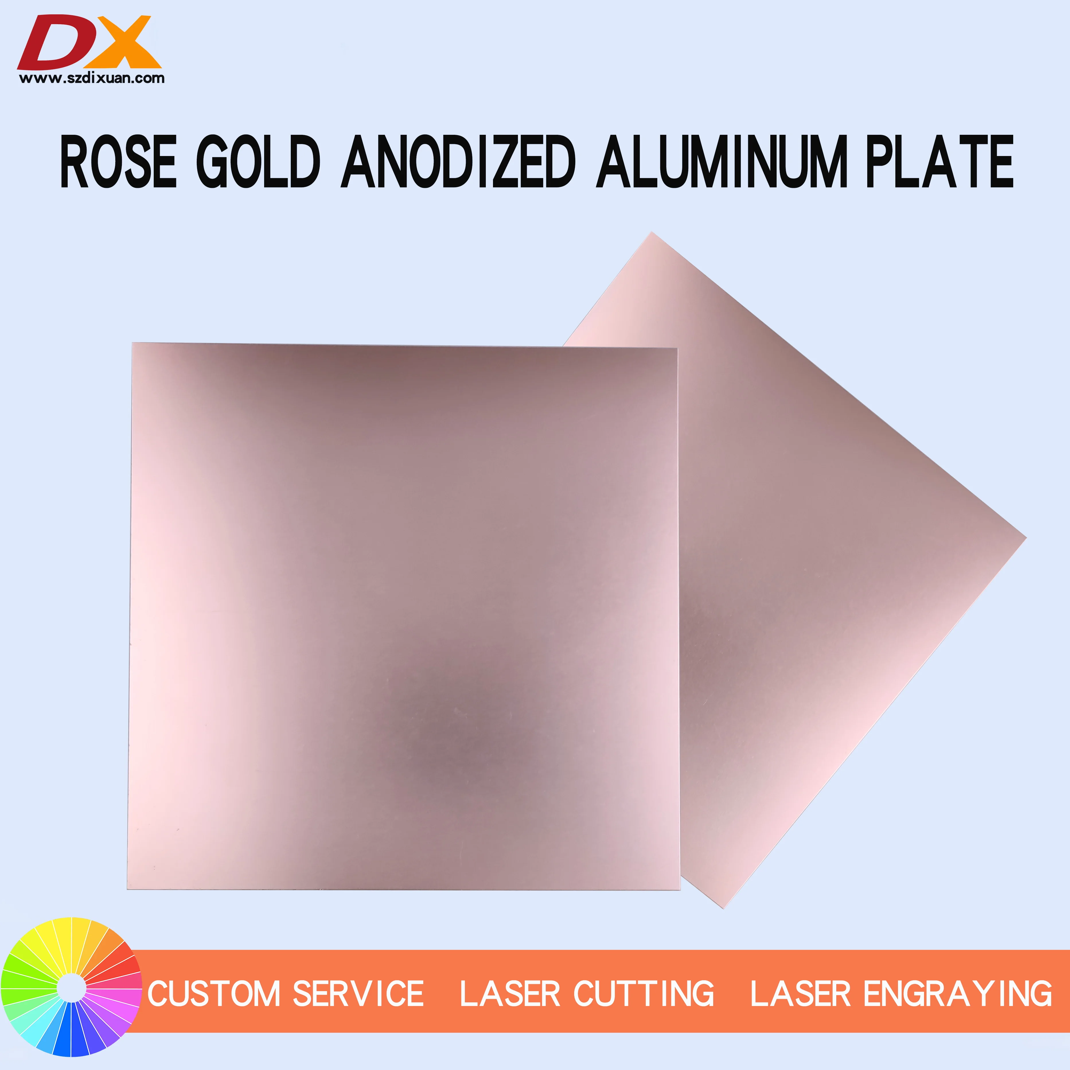 Gold Anodized Aluminum Sheet