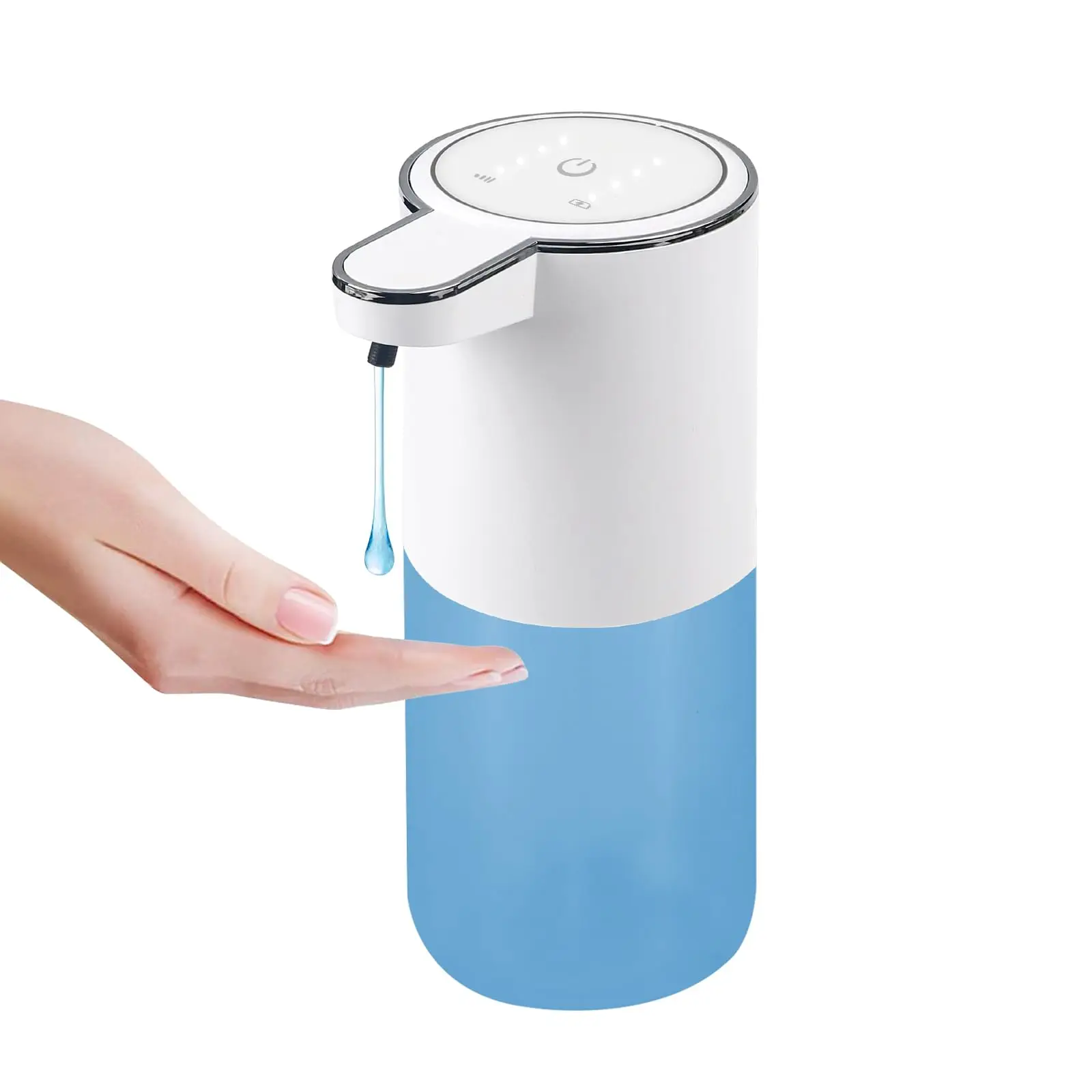 Touchless Dish Automatic Liquid Soap Dispenser-Rechargeable Wall Mount ...