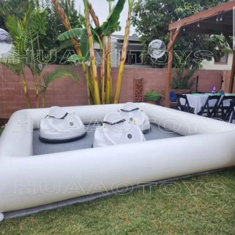 Outdoor Amusement Inflatable Bumper Car Go Kart Track Bumper car race ...