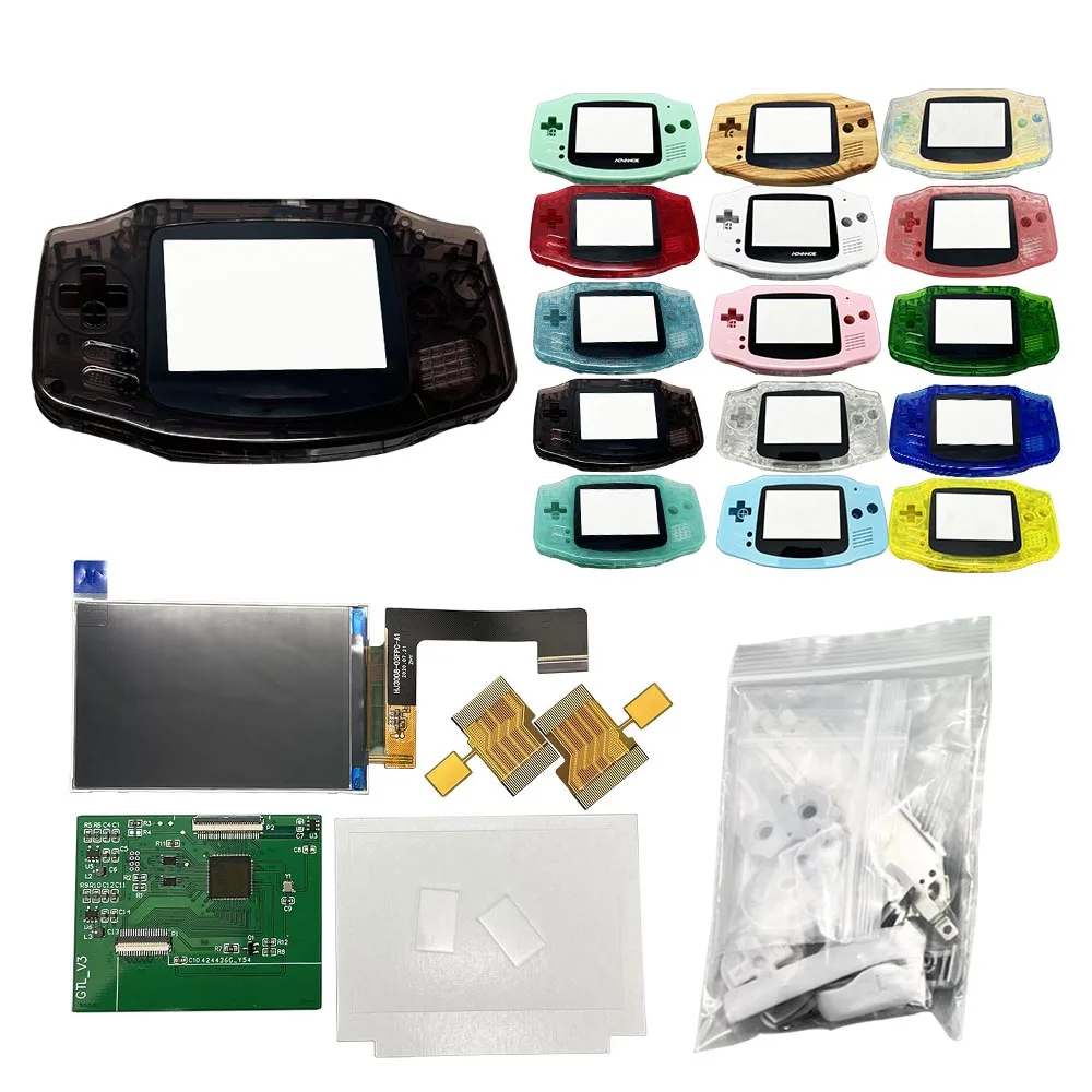 Kits-de-pantalla-LCD-IPS-de-alto-brillo-para-Gameboy-Advance-GBA ...