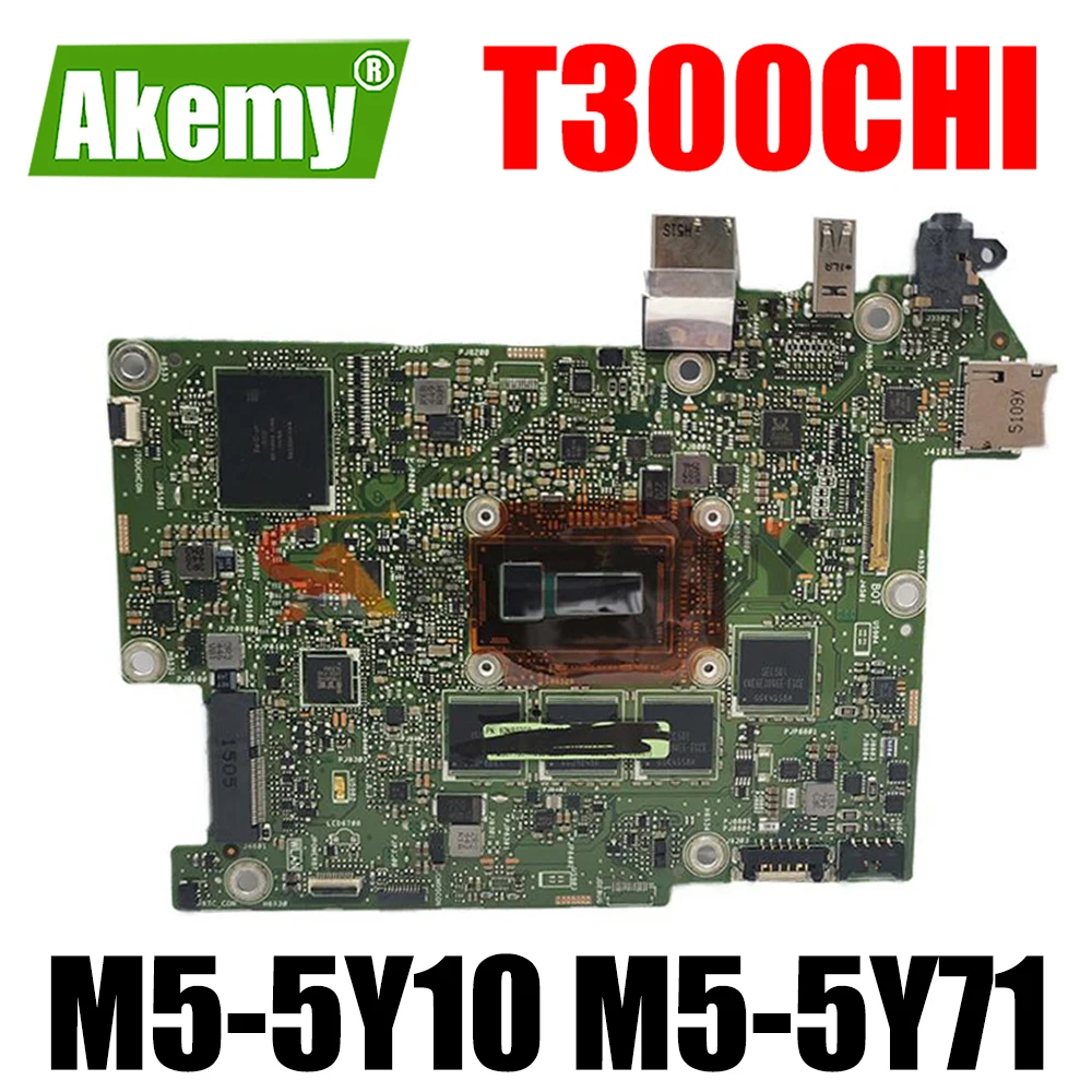 T300CHI 노트북 마더 보드 Transformer Book T300 Chi 오리지널 메인 보드 8GB RAM M 5Y71 ...
