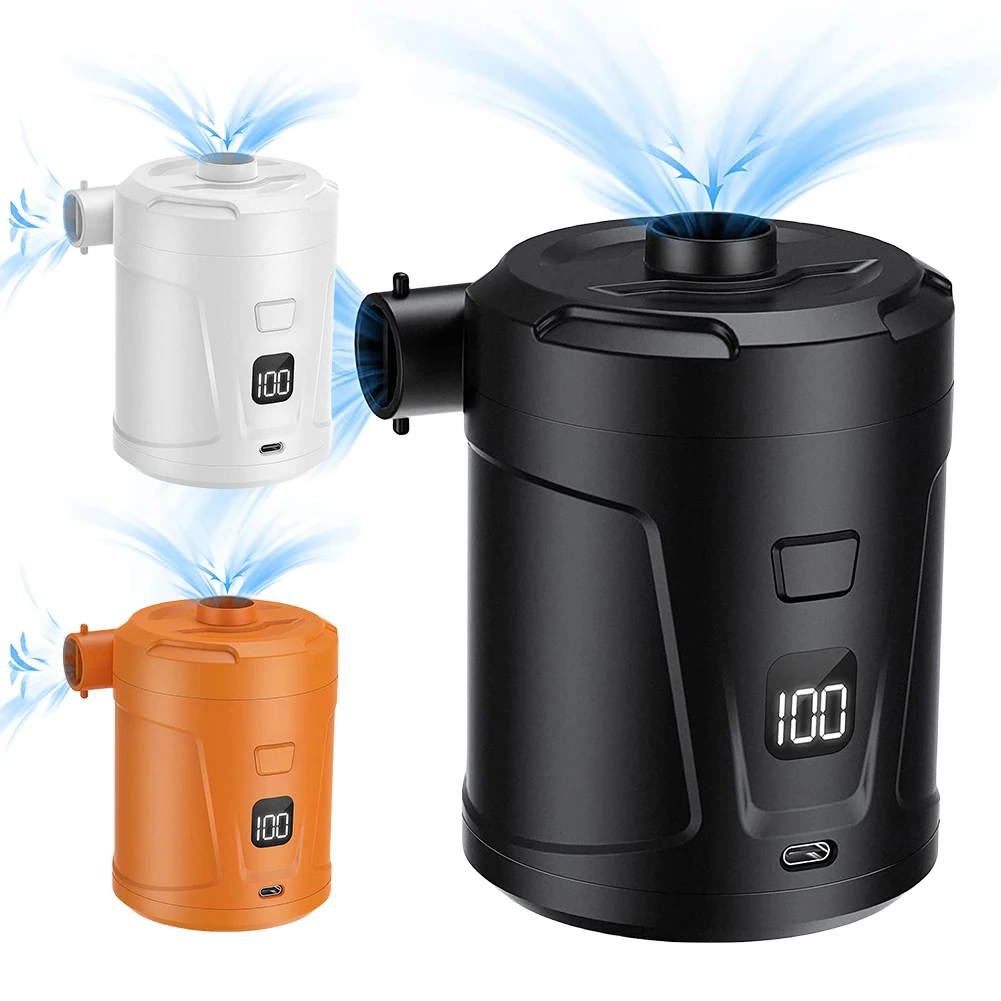 Fast-Air-Filling-Inflator-Blower-Electric-Air-Pump-5200mAh-Battery ...