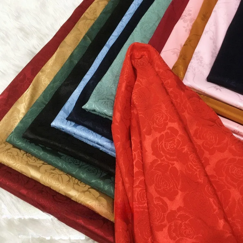 Micro Elastic Jacquard Fabric By Meters for Skirts Hanfu Pajamas Sewing ...