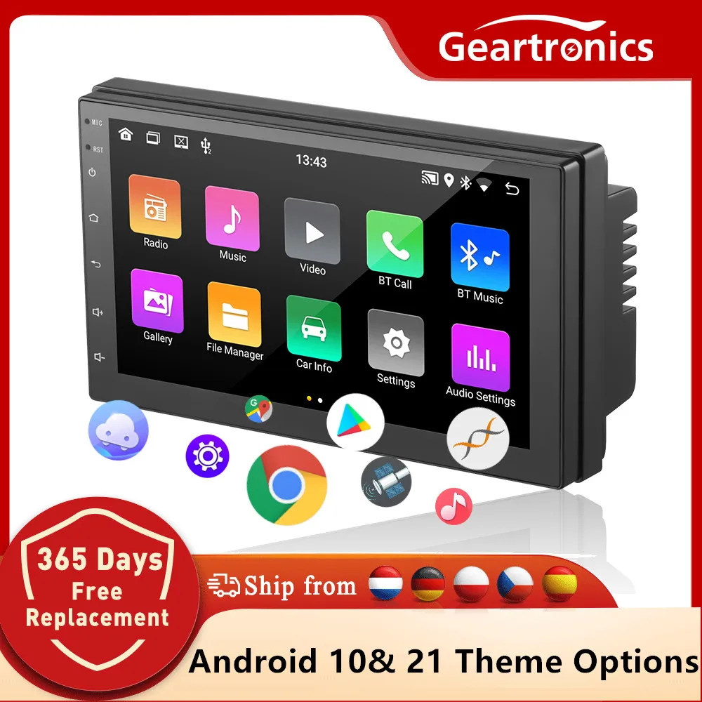 17-Theme-2din-Car-Radio-Android10-multimedia-player-Quad-Core-2-5D-7 ...
