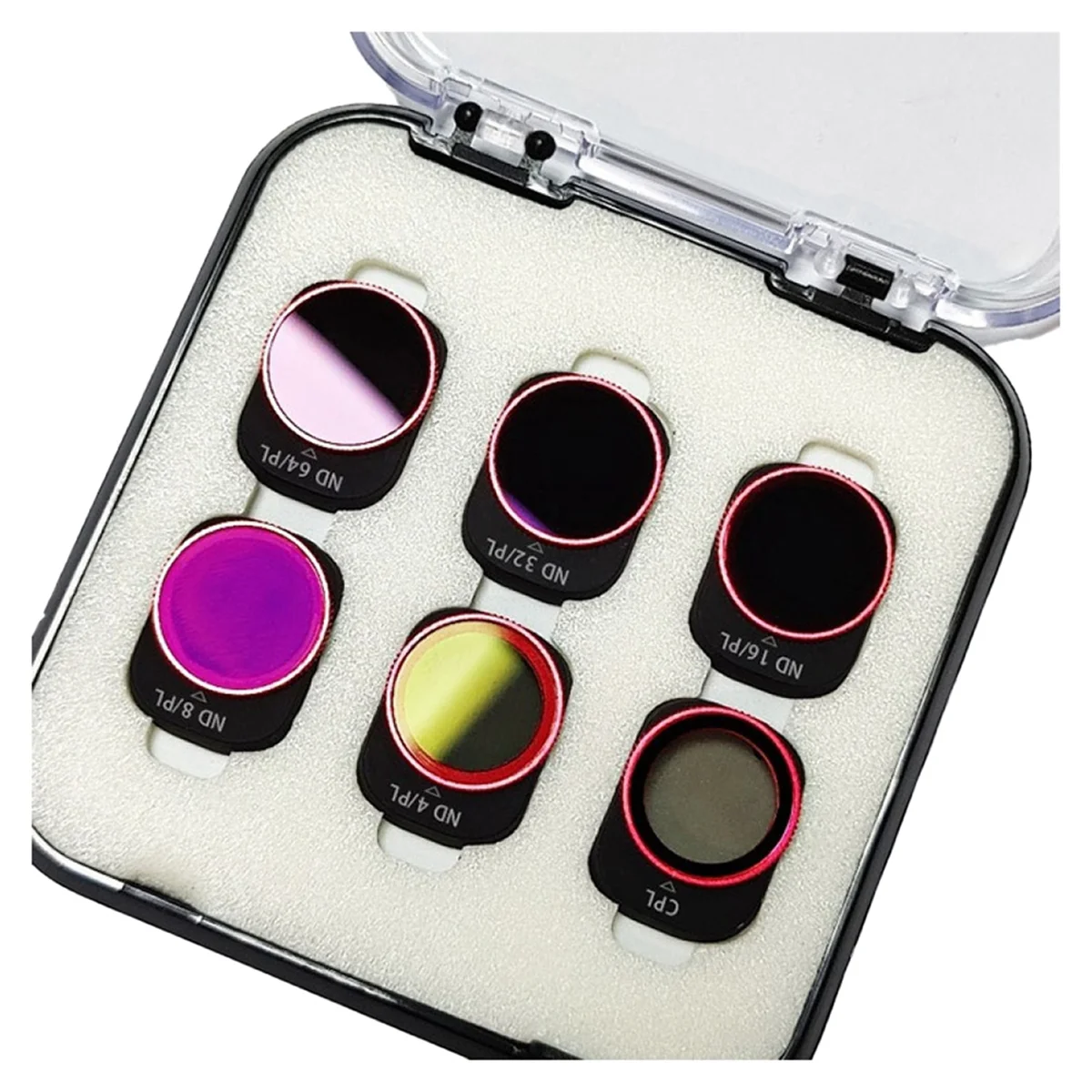 6Pcs-Multi-Layer-Optical-Glass-ND-Filter-Kits-ND4PL-ND8PL-ND16PL-ND32PL ...
