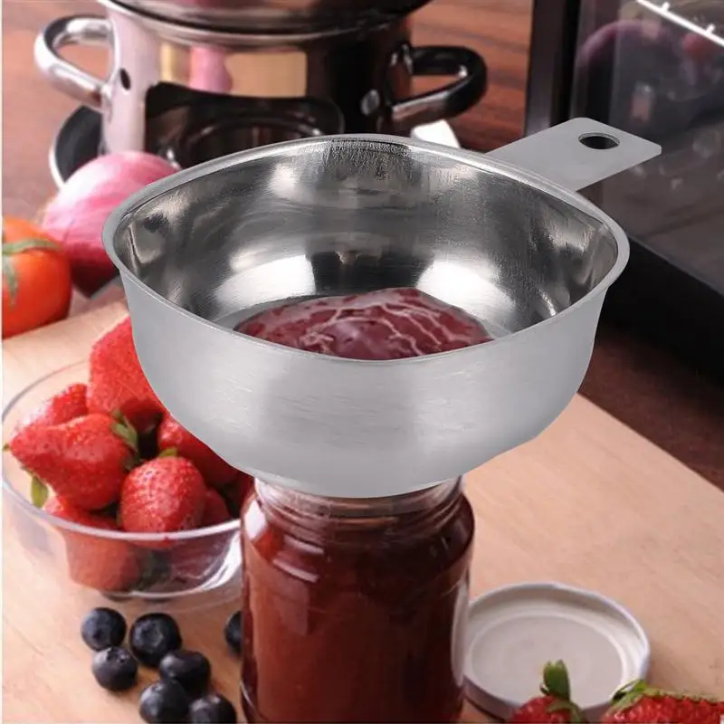 Stainless Steel Funnel Large | Stainless Steel Mouth Funnel - Stainless ...