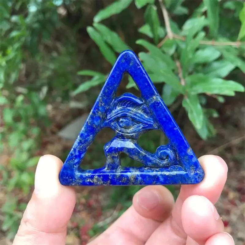 Natural-Lapis-Lazuli-Eye-Of-God-Gems-Carved-Reiki-Healing-Gift-Crystals ...