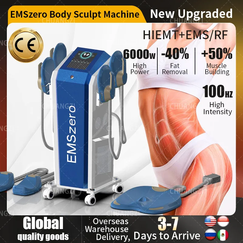 DLS-EMS-NEO-14-Tesla-6000W-EMSZERO-Weight-Lose-Machine-Stimulator-Slim ...