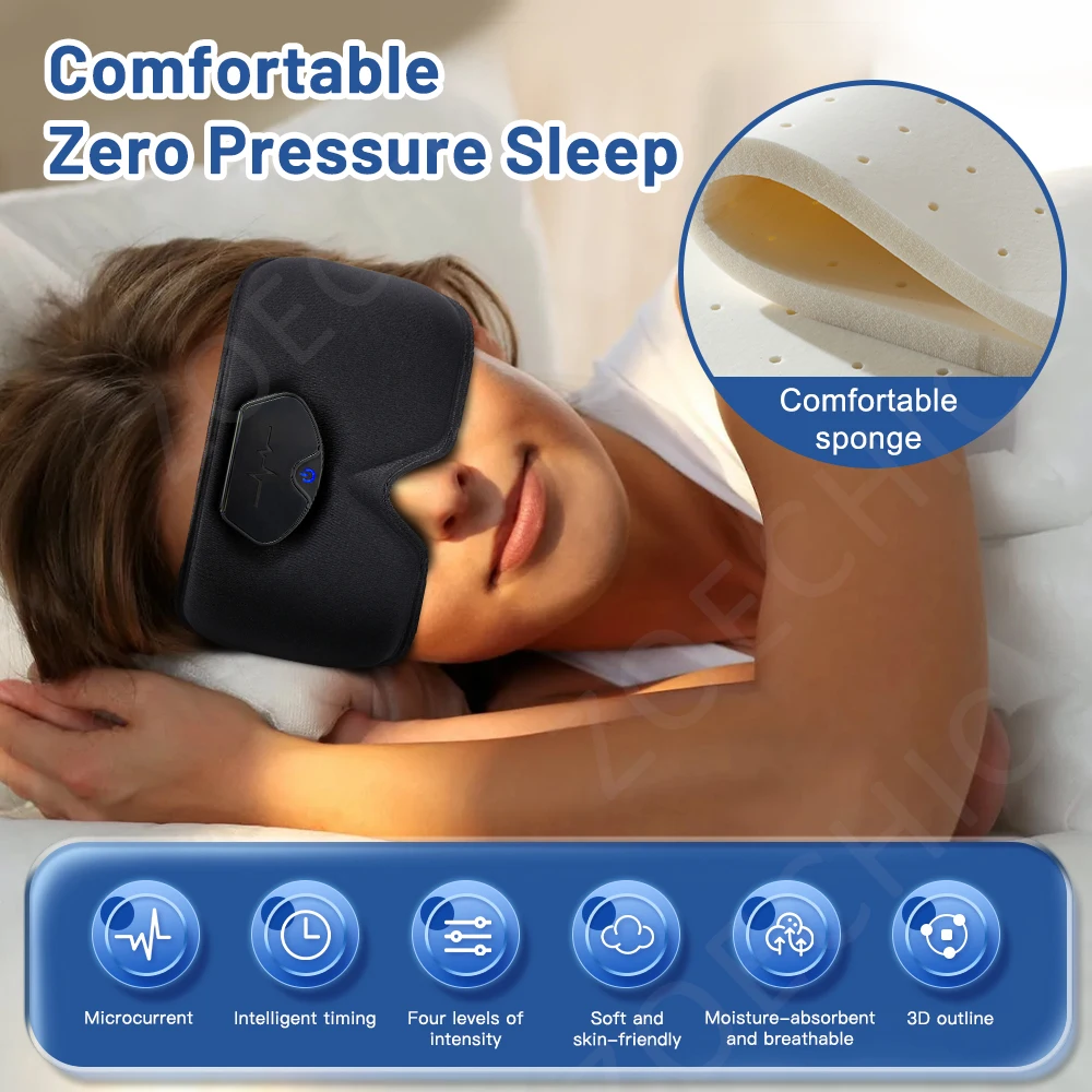 Smart-EMS-Head-Massager-Electric-Pulse-Sleep-Mask-Relieve-Migraine-Aid ...