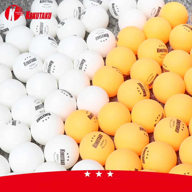 KOKUTAKU-3-Stars-Table-Tennis-Balls-40-New-Material-ABS-Professional-Ping-Pong-Ball-for ...