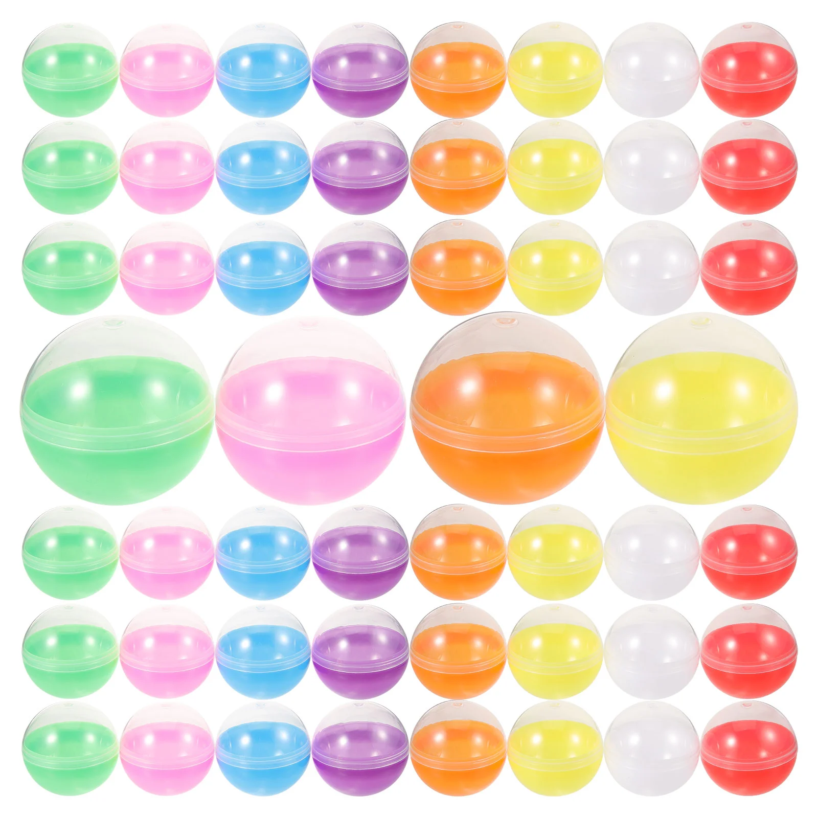 50-Pcs-Empty-Capsules-Balls-Filler-Plastic-Containers-Vending-Machine ...