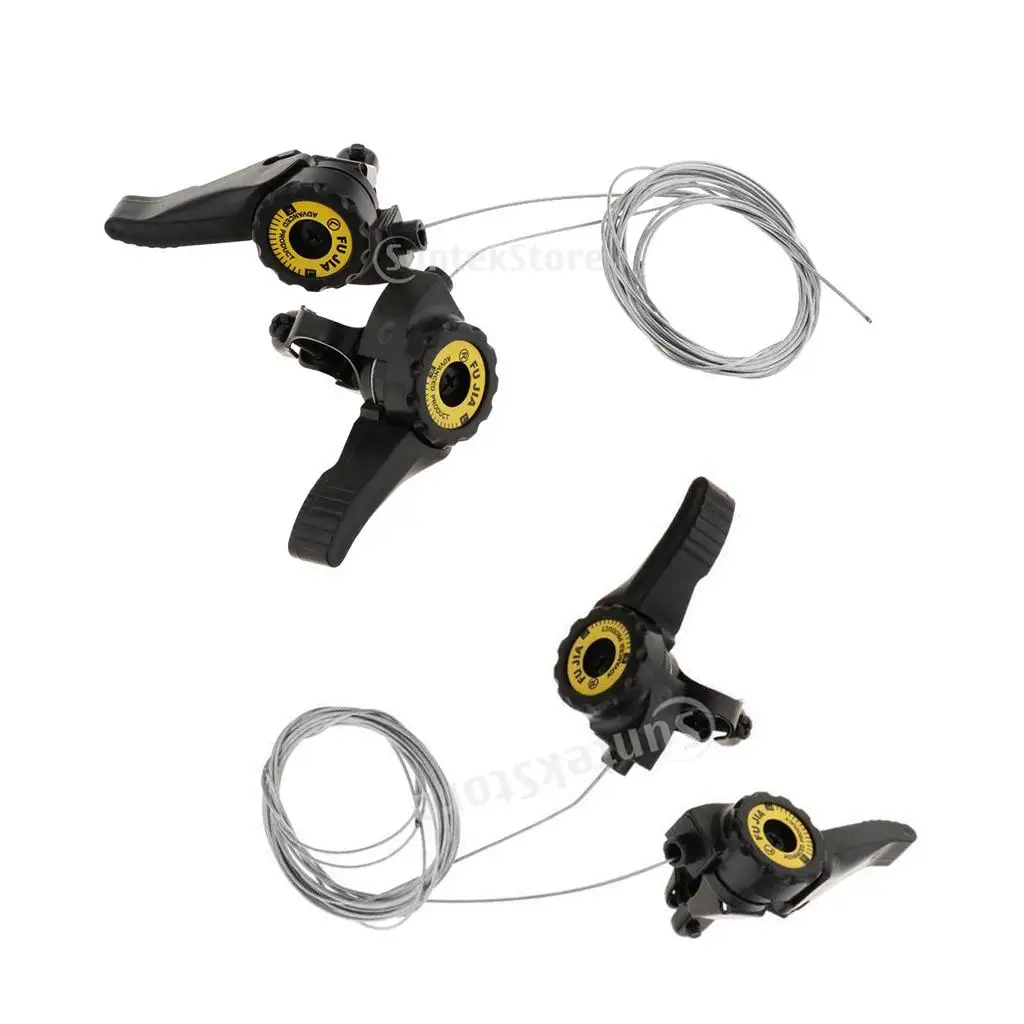 2-Sets-Bike-Thumb-Shifters-3x5-6-7-Speeds-Cycling-Bike-Thumb-Gear ...