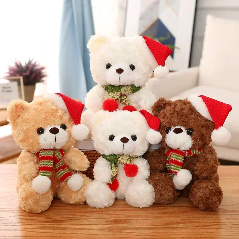 Cute-Teddy-Bear-Plush-Toys-for-Children-Stuffed-Soft-Hat-Home-Party ...
