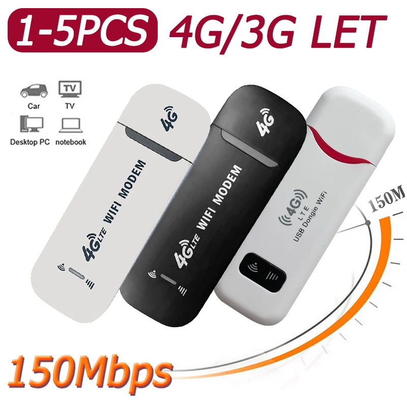 4g/3g Lte Router Wireless Usb Dongle 150mbps Modem Stick Wifi Adapter ...