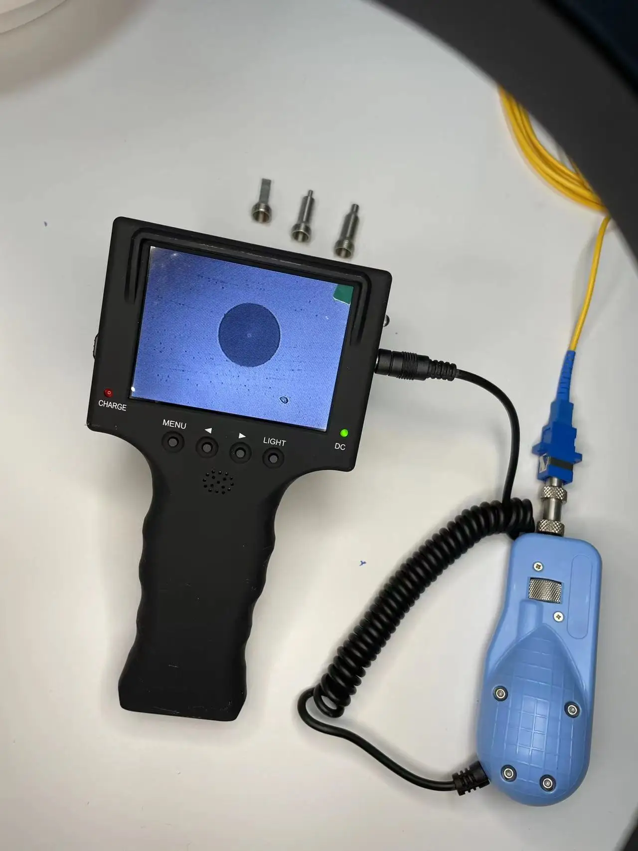 Portable-Optical-Fiber-Video-Inspection-Microscope-With-Optic-Fiber ...