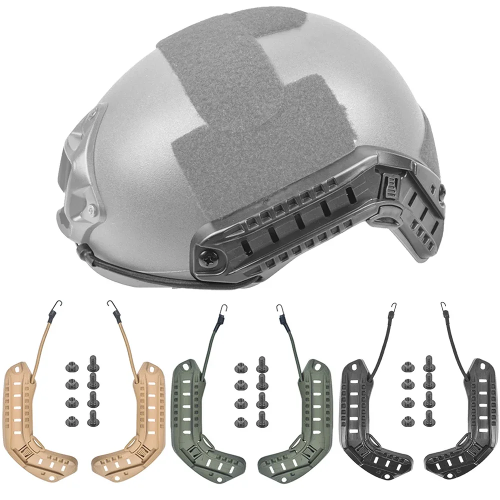 Rail-Mount-Rails-for-Tactical-Helmet-FAST-Kit-Paintball-Airsoft-Helmet ...