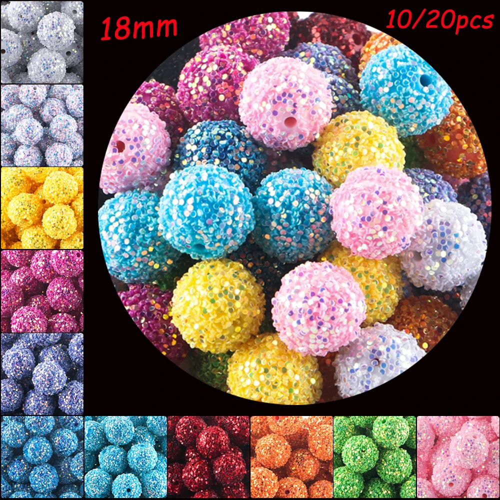 18-20MM-Acrylic-Round-Bead-Mermaid-Tears-Sequins-Bead-Sequins-Pasting ...