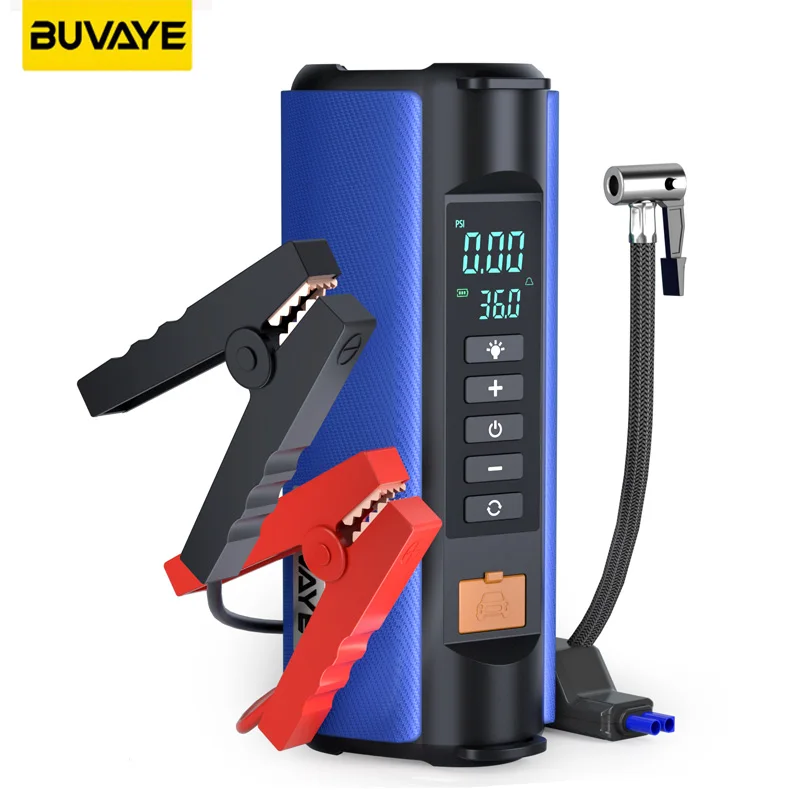 BUVAYE-Car-Jump-Starter-Air-Pump-Outdoor-Portable-Multifunctional-Tire ...