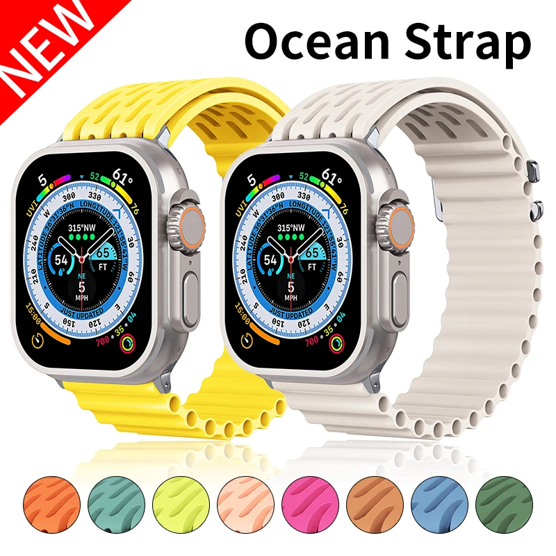Ocean-Strap-for-Apple-Watch-ultra-49mm-band-45mm-41mm-44mm-40mm-42mm ...