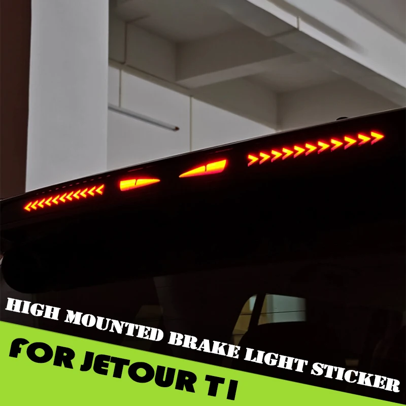 Car High Mounted Brake Light Sticker Fit for Jetour Shanhai T1 2024 ...