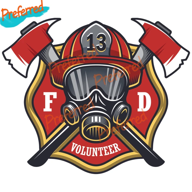 Volunteer Firefighter Decal
