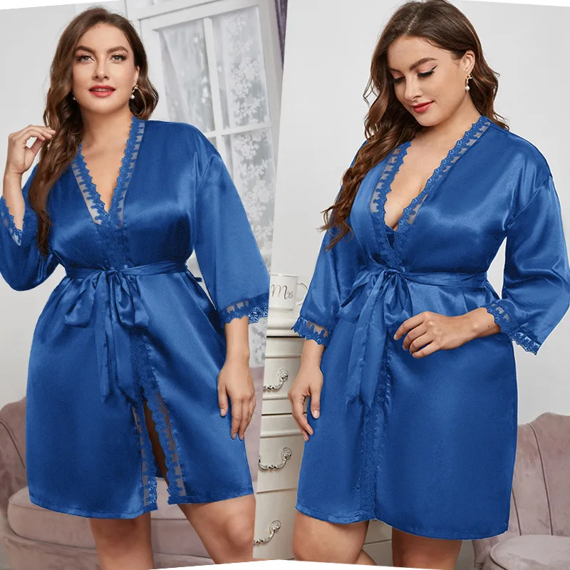 Women-s-Long-Bathrobes-Fashion-Female-Velour-Lace-Beautiful-Sexy ...