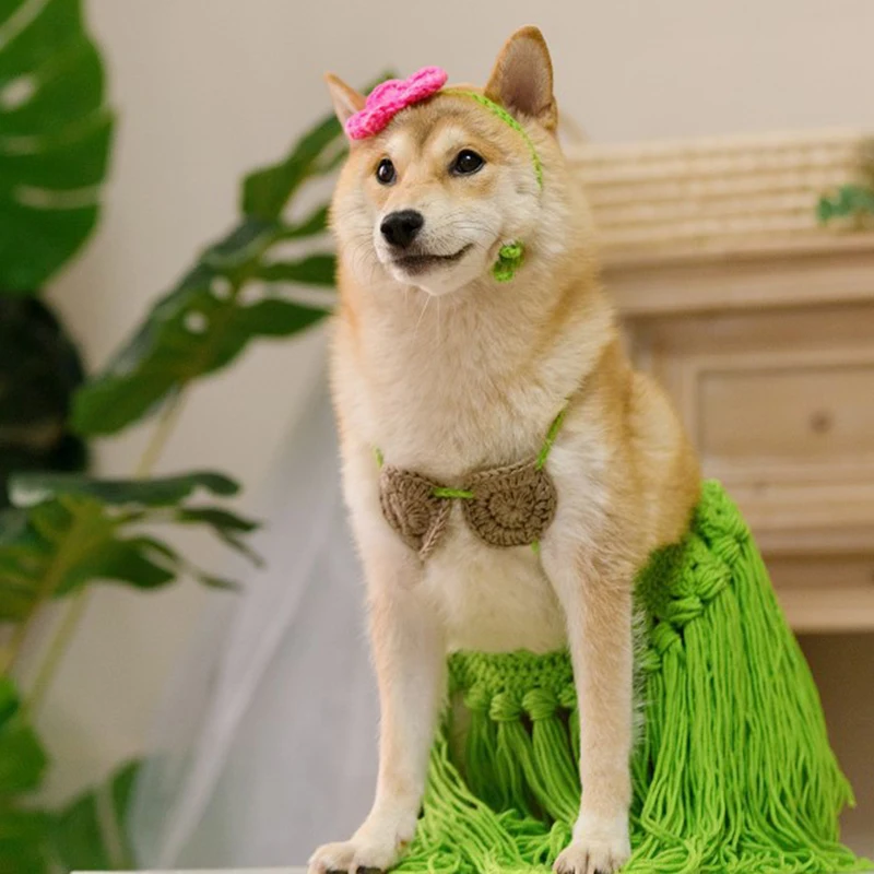 Dog Bikini Pet Summer Beach Vacation Wear for Cats Puppy Medium Dogs ...