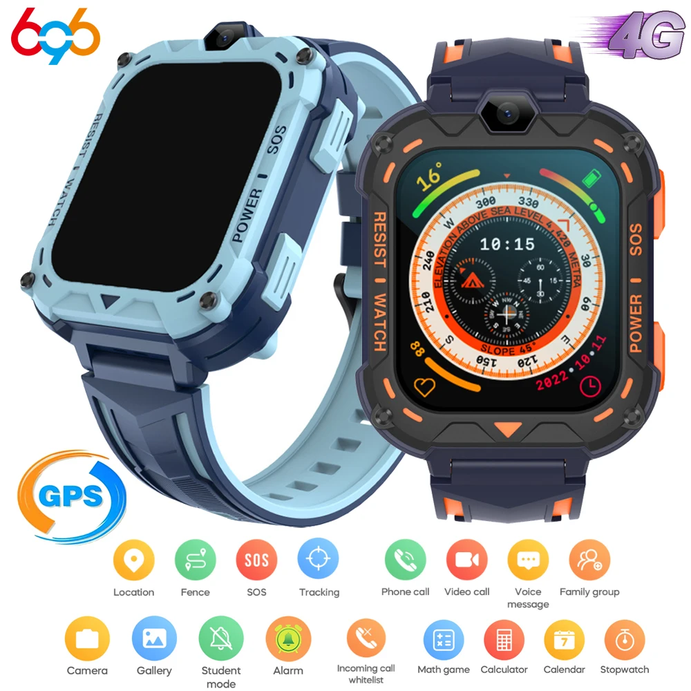 Student-4G-Smart-Watch-Video-Call-Camera-Voice-chat-SOS-Kids-Watches ...
