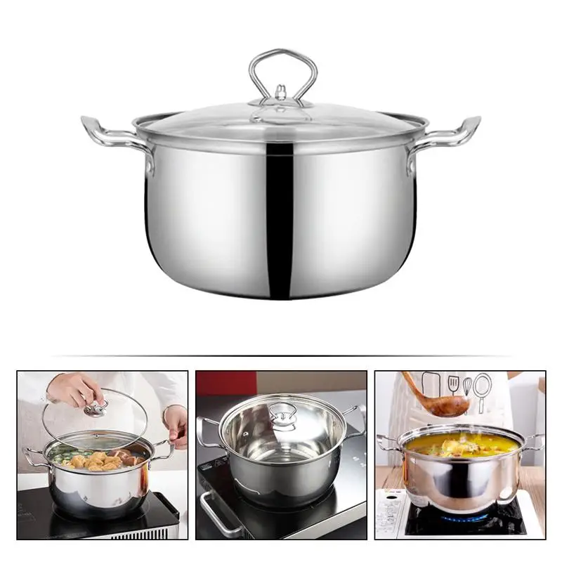24-5-22cm-Stainless-Steel-Pot-Metal-Sauce-Pan-Milk-Pot-Kitchen-Milk ...