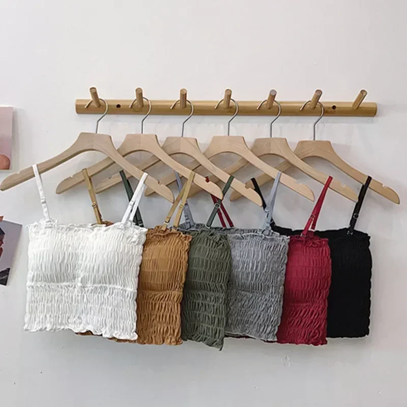 Bras-Top-Fashion-Women-Underwear-Ladies-Solid-Brassiere-Black-Sexy-For-Tank-Cropped-Summer-Tube ...