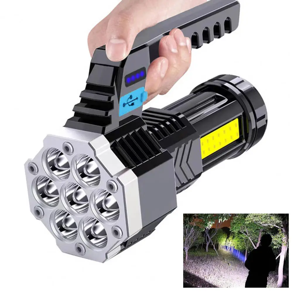 Flashlight-Multiple-Lighting-Modes-Long-Beam-Distance-Handle-with-Side ...